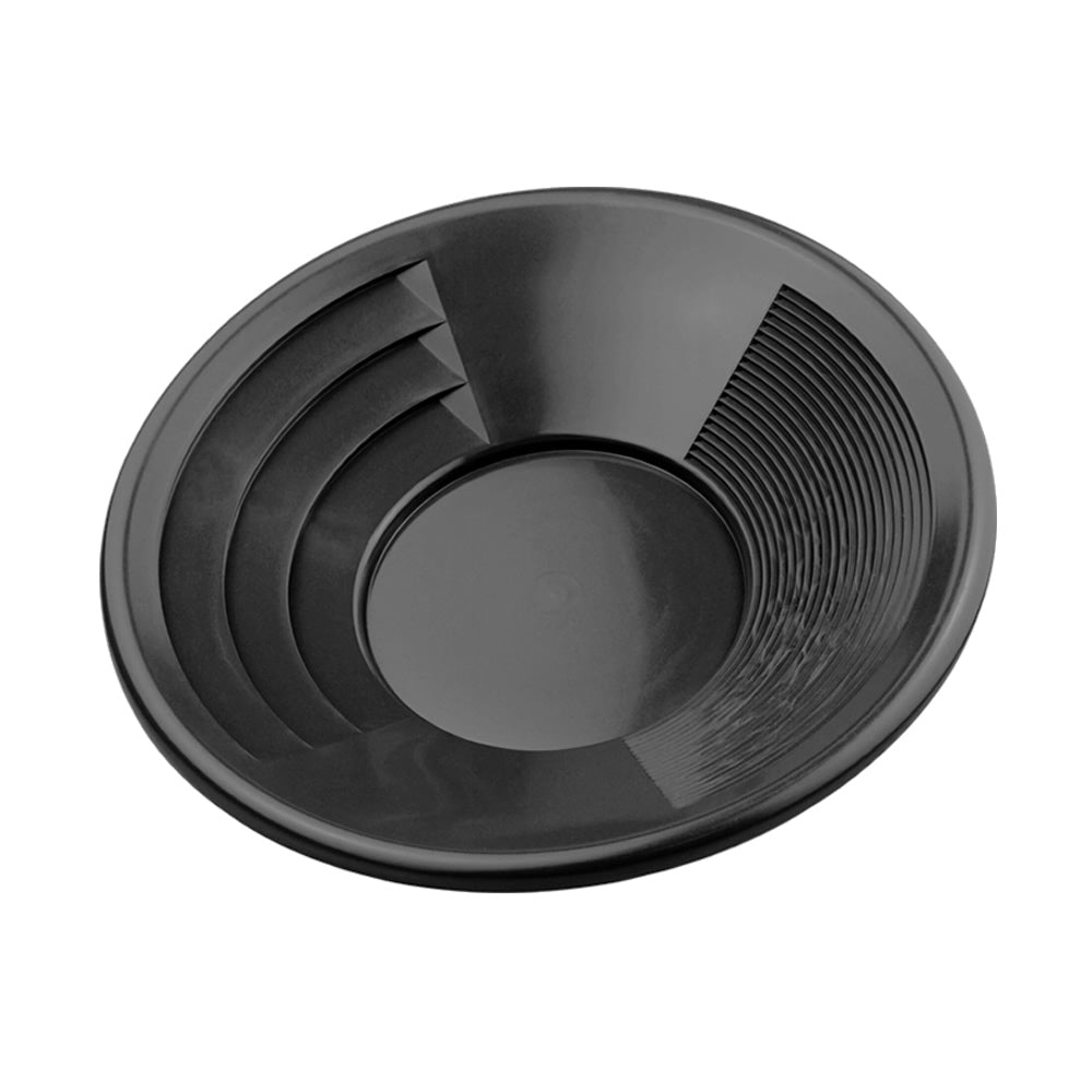 Black Riffle Pan | Dual Riffle Gold Pan | Detector Warehouse