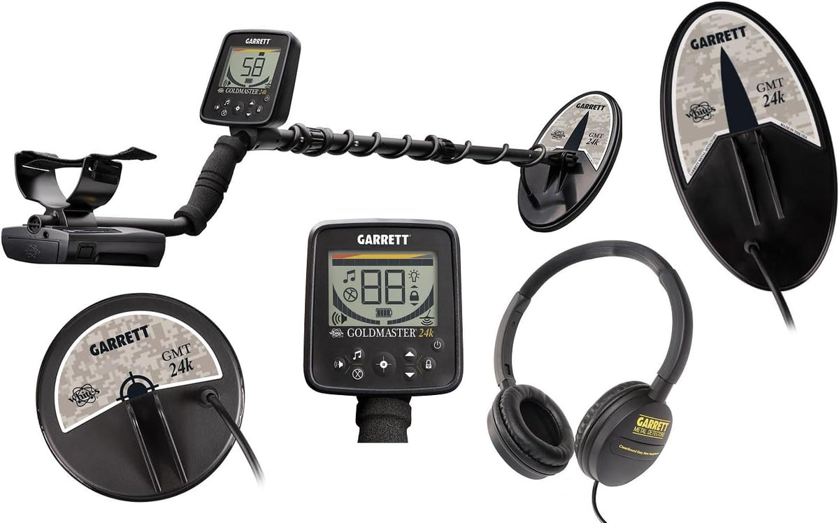 Garrett Goldmaster 24k Metal Detector Two Coils Package — Detector ...