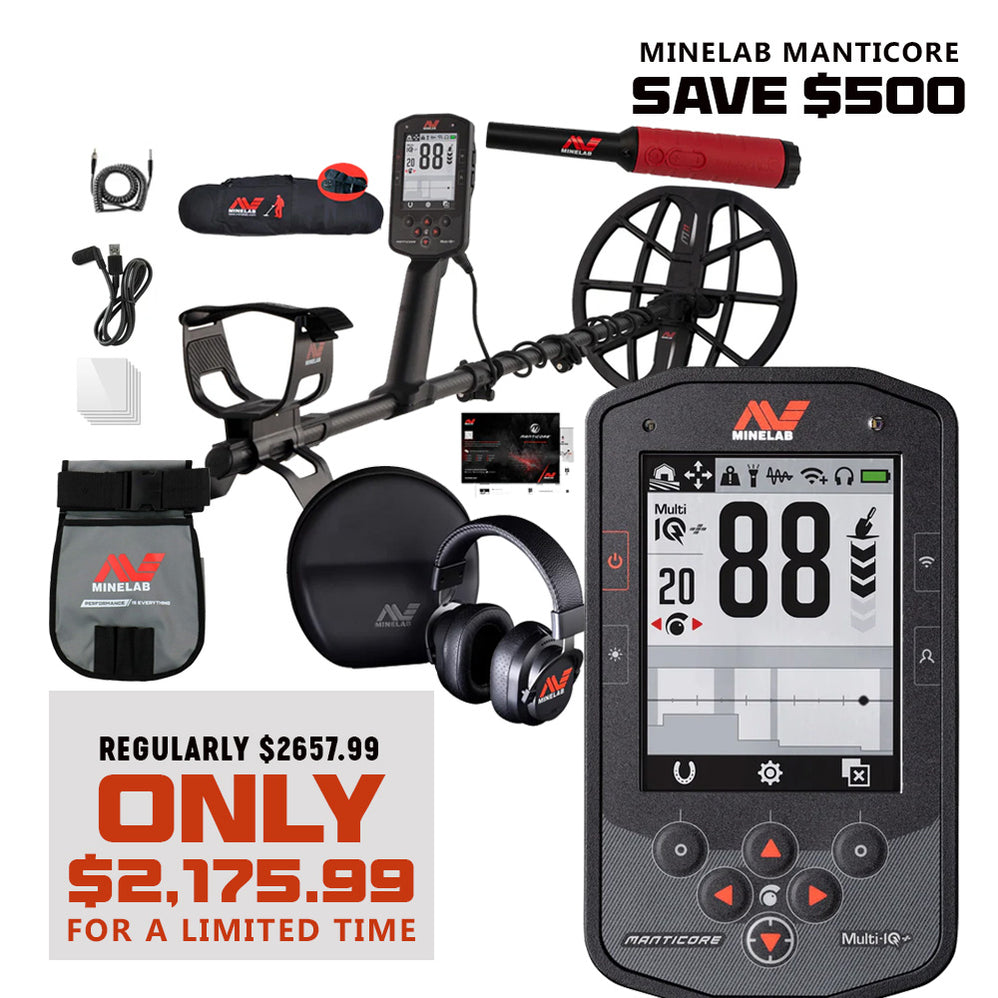 Minelab Manticore Metal Detector | DetectorWarehouse — Detector Warehouse