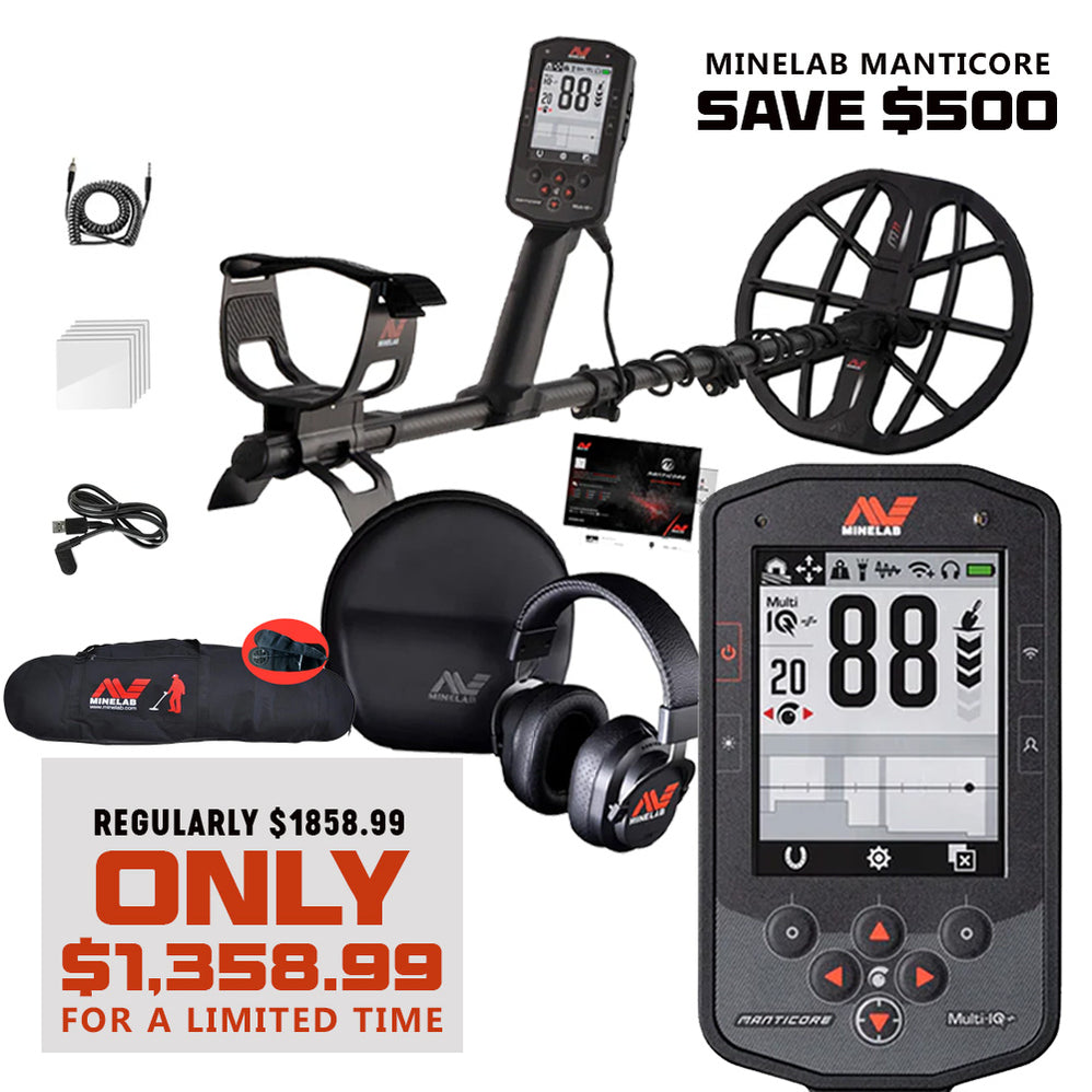 Minelab Manticore Metal Detector | DetectorWarehouse — Detector Warehouse