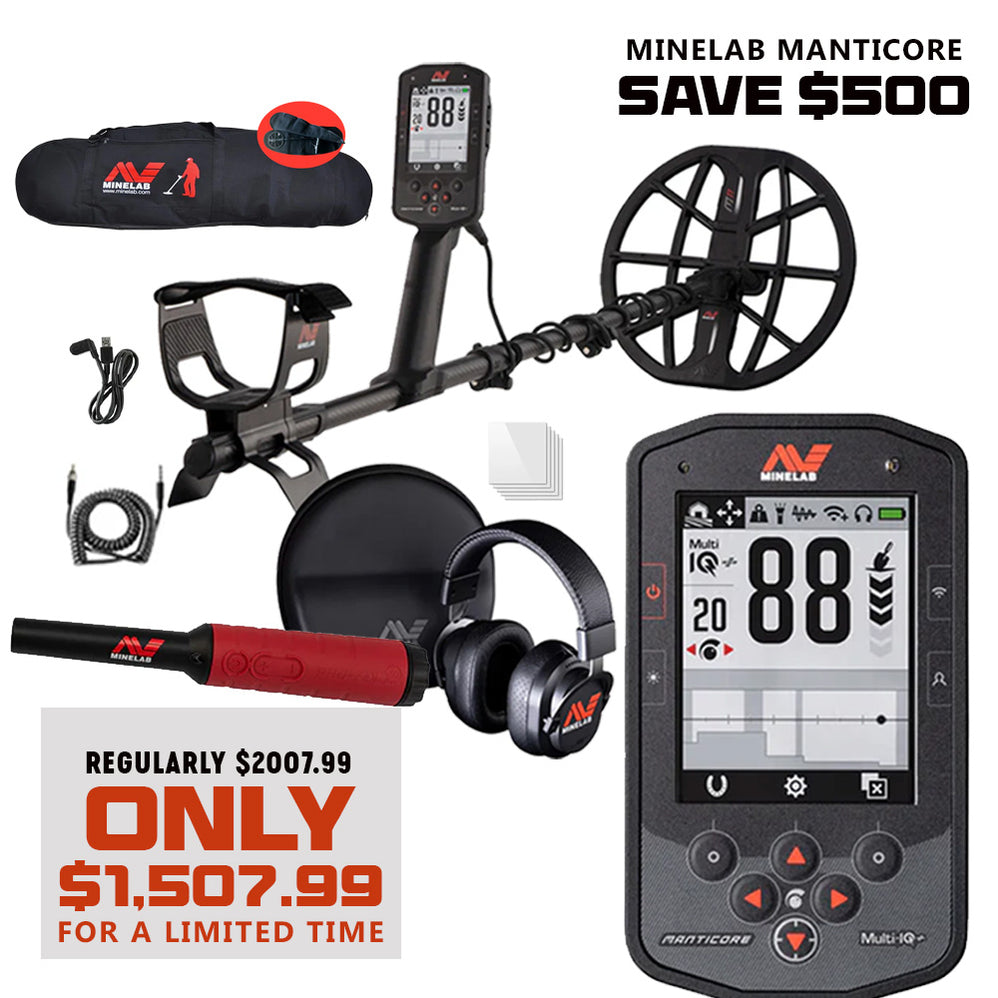 Minelab Manticore Metal Detector | DetectorWarehouse — Detector Warehouse