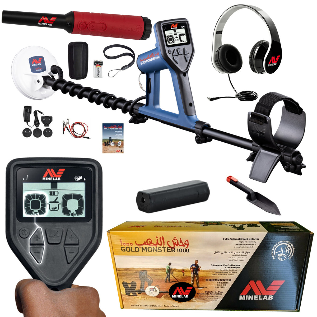 Gold Monster 1000 Metal Detector + Pro-Find 40 – Bundle Deal — Detector ...
