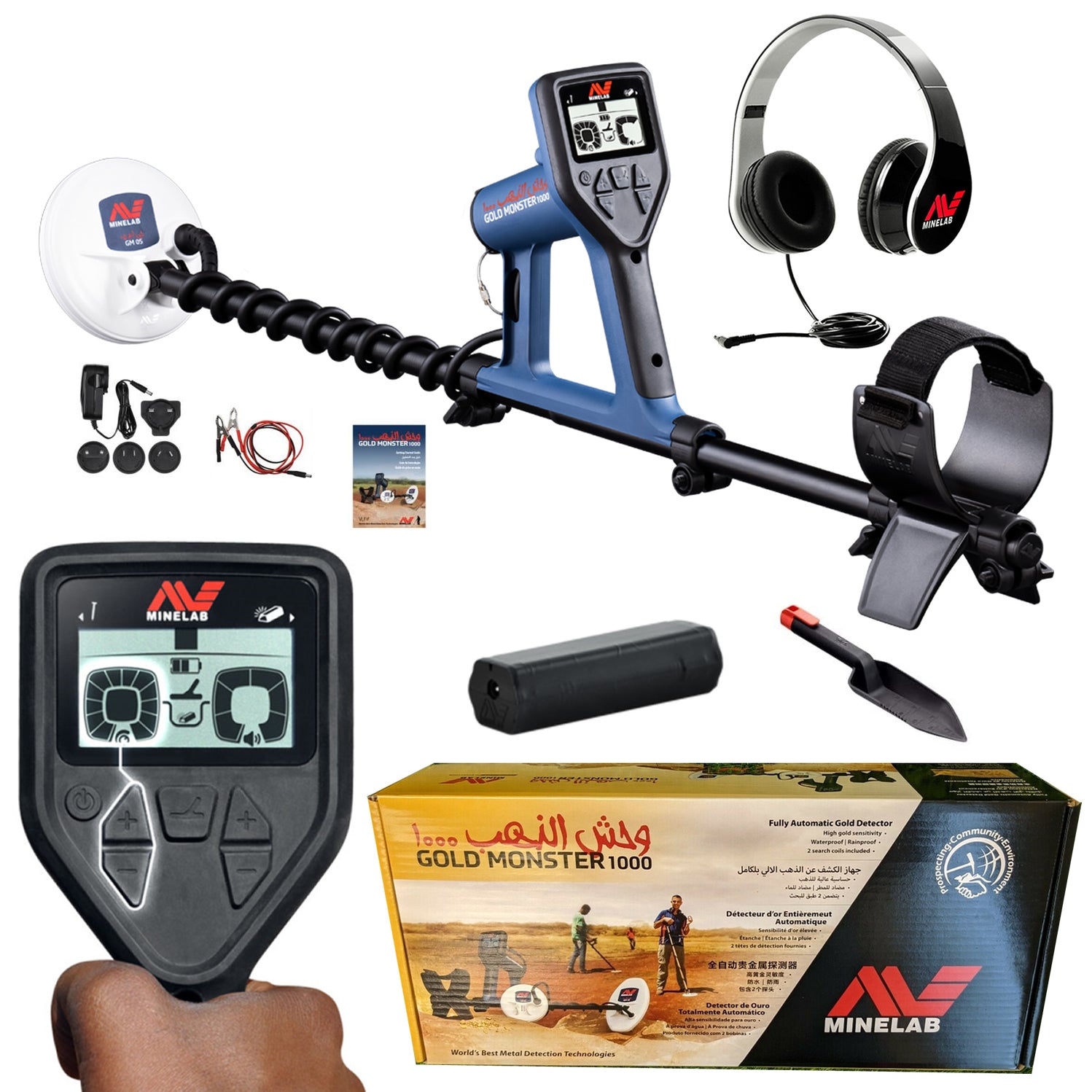 Minelab Gold Monster 1000 Metal Detector – 5" Coil Included — Detector ...