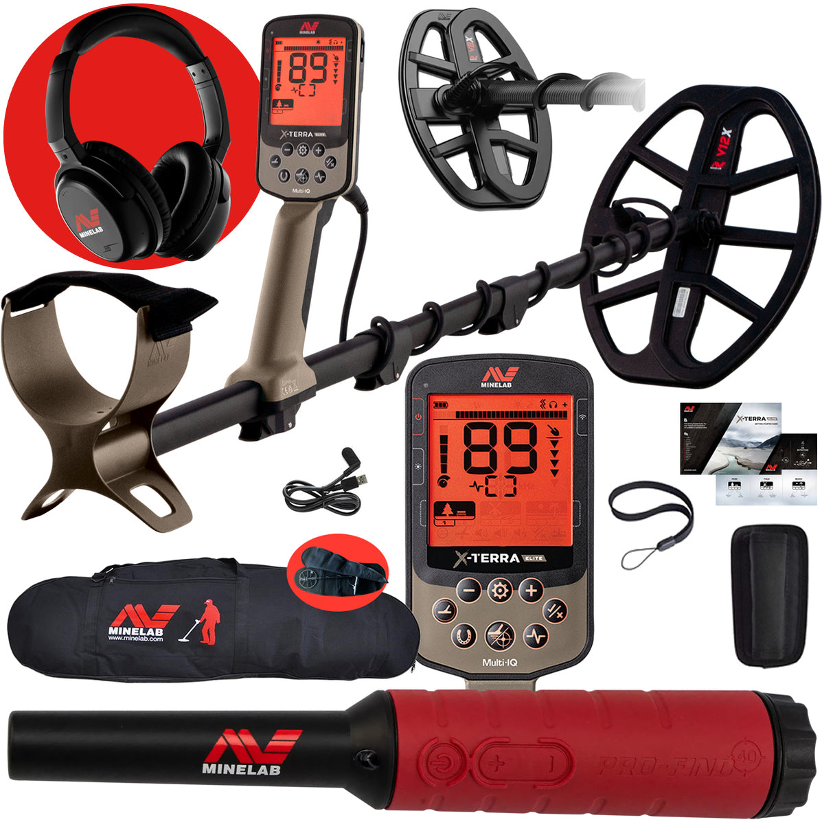 Father's Day Bundle - Minelab X-Terra Elite 2 Coil EXPEDITION PACK + M ...