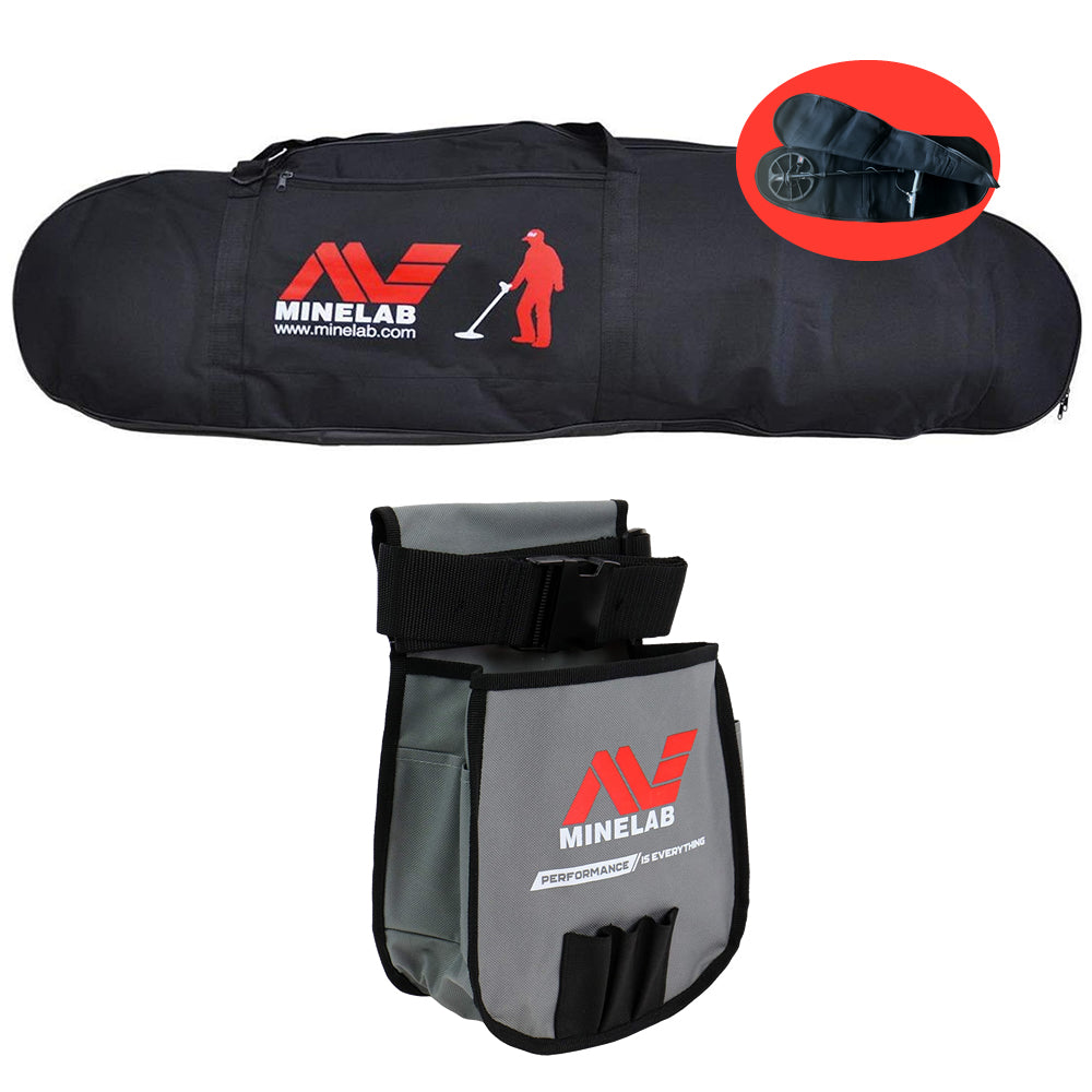 Minelab Padded Travel Bag with Treasure Finds Pouch — Detector Warehouse