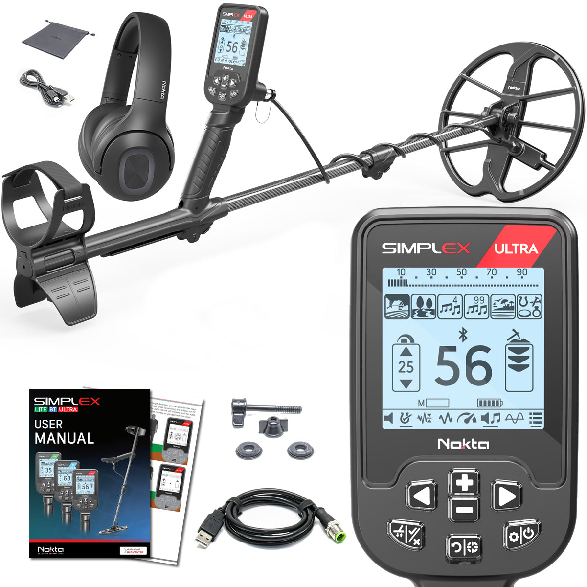 Simplex ULTRA + Headphones & Pinpointer – Full Set Deal — Detector ...