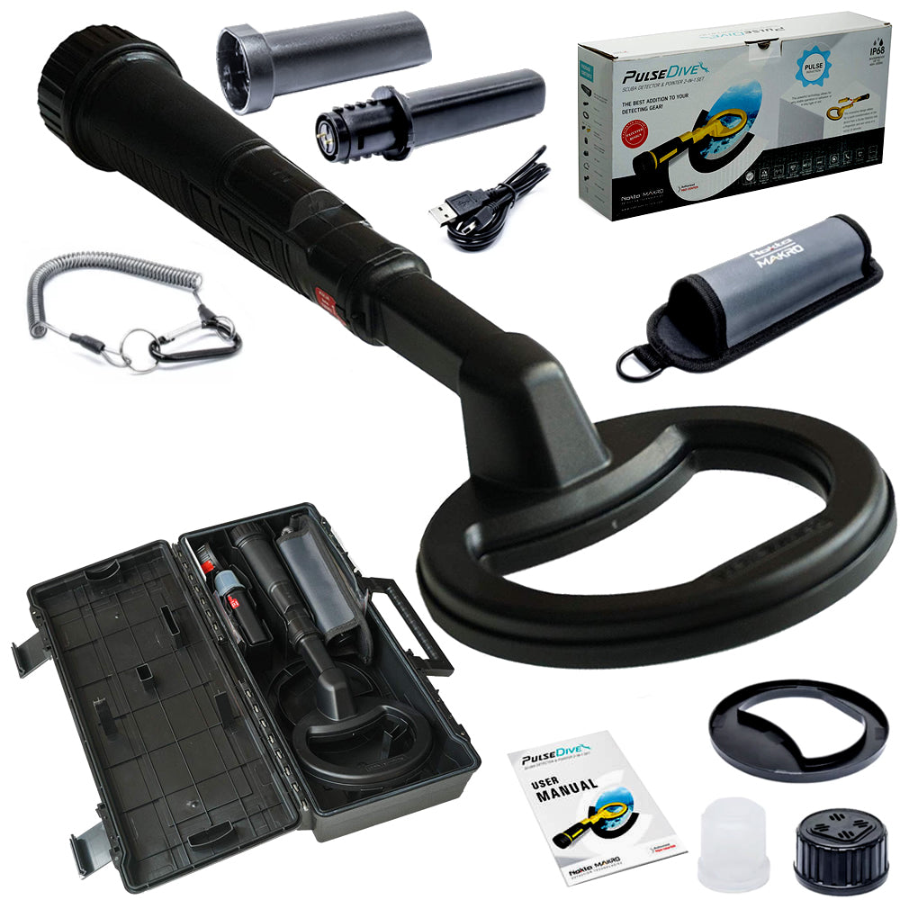 PulseDive 2-in-1 Black – Scuba & Snorkeling Set | DetectorWarehouse ...
